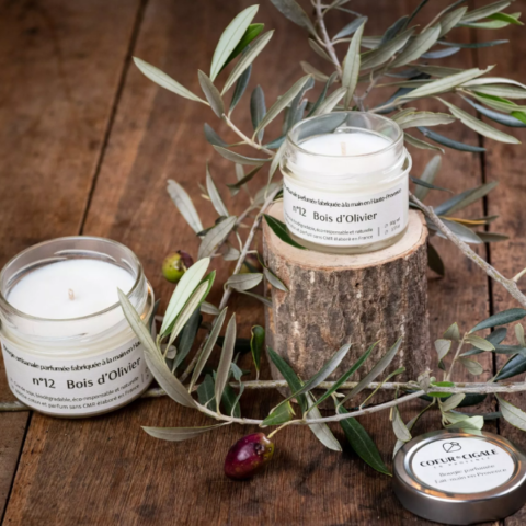 Bougies parfumées diffuseurs ambiance naturels de Provence